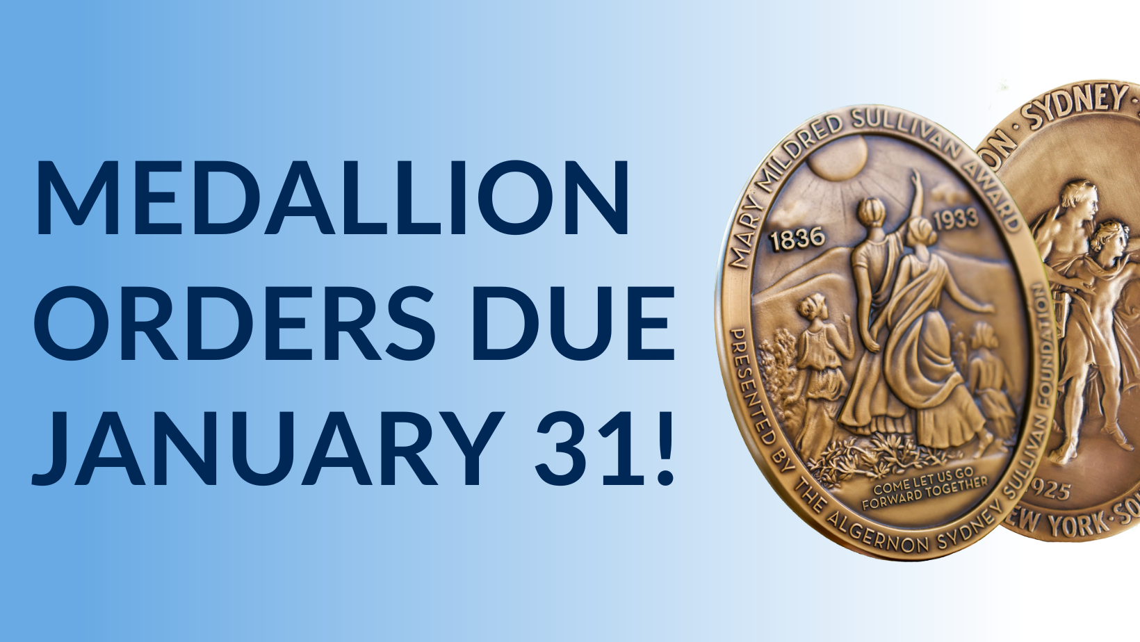 Medallion Order Form - Sullivan Foundation