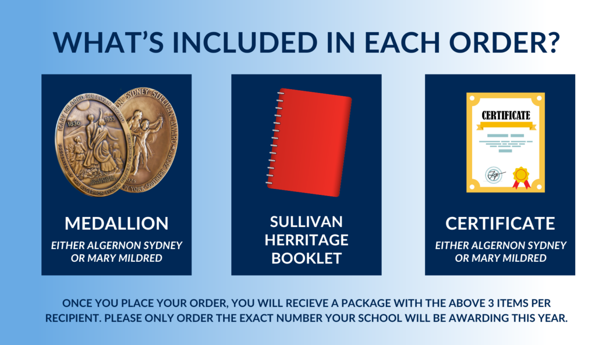 Medallion Order Form - Sullivan Foundation